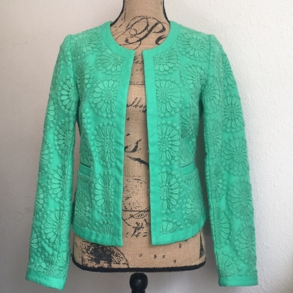 Boden | Jackets & Coats | Boden Sheer Floral Overlay Jacket | Poshmark